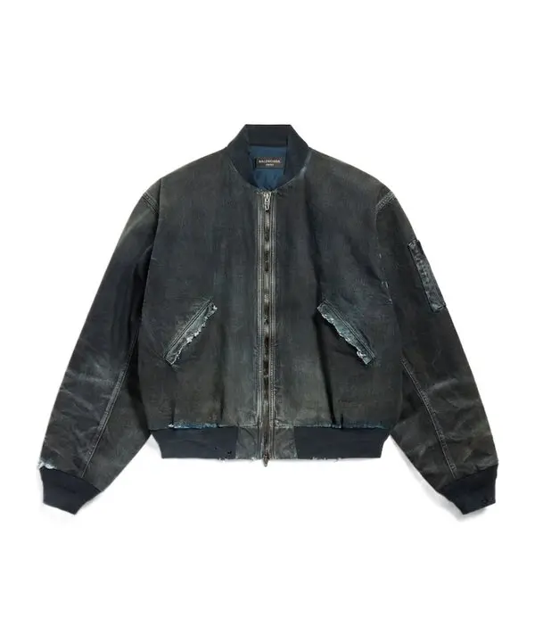 Balenciaga Bomber Jacket - Dark Blue