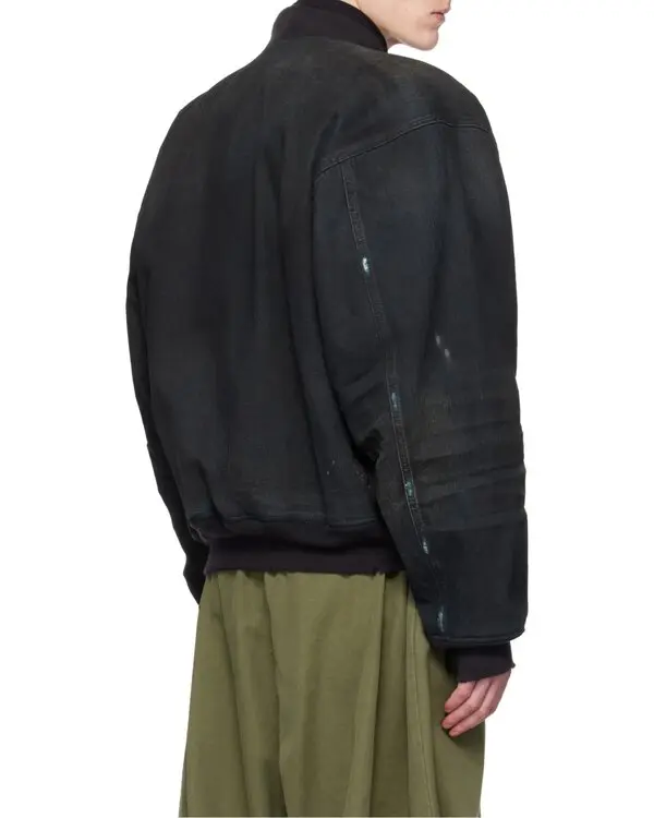 Balenciaga Distressed Bomber Jacket