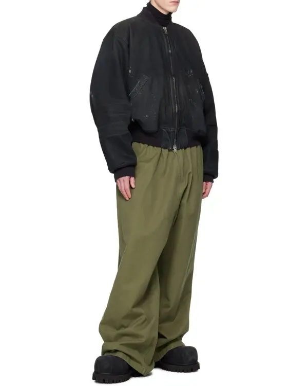 Balenciaga Distressed Bomber Jacket