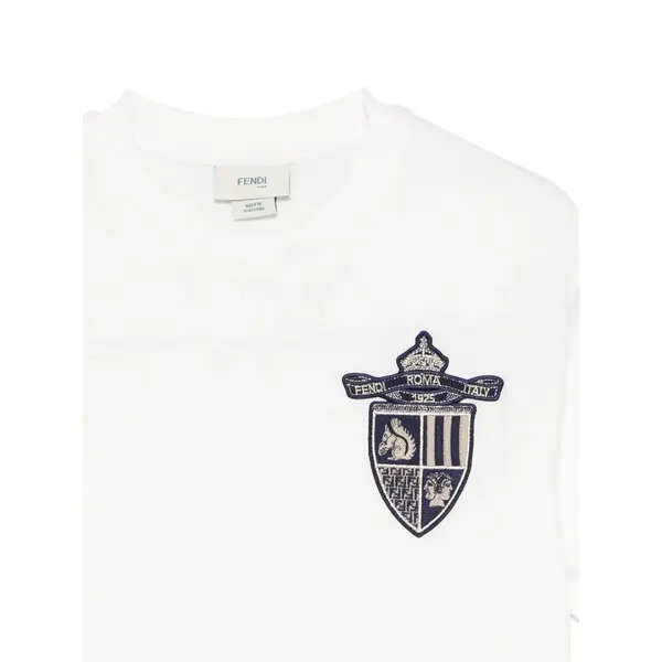 Fendi Logo Patch T-shirt