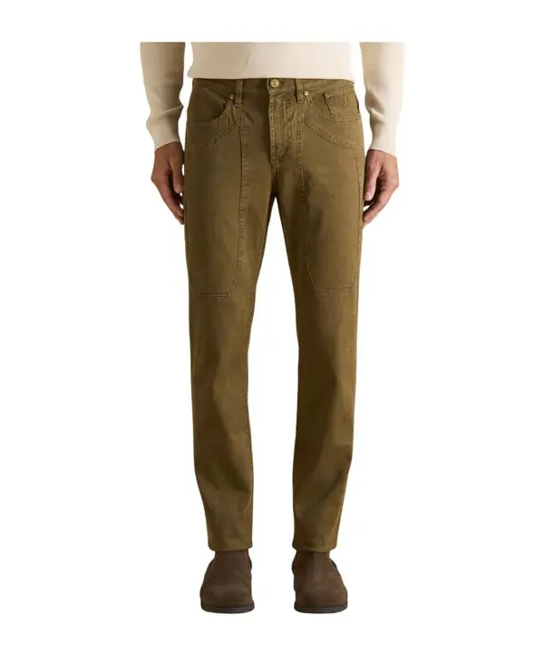 JECKERSON Belt Loop Jeans - Brown