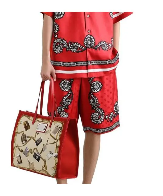 Dolce & Gabbana Printed Bandana Motif Bermuda Shorts