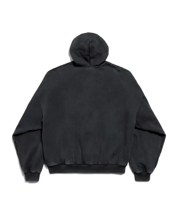 Balenciaga Uniform Patch Zip-up Hoodie