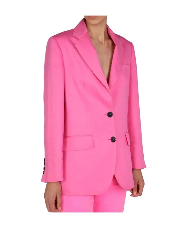 MSGM Single Breasted Long Sleeved Blazer