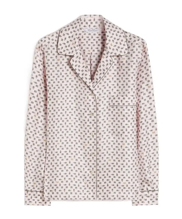 Max Mara Disco Printed Button-up Shirt - Pink