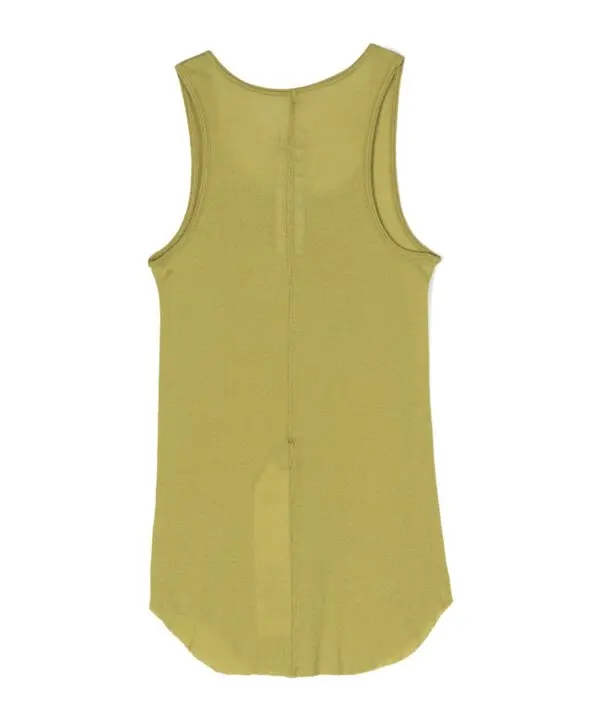 Rick Owens Organic Cotton Raw Edge Tank Top