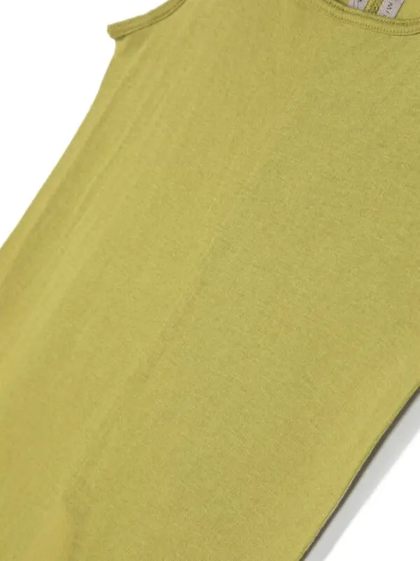 Rick Owens Organic Cotton Raw Edge Tank Top