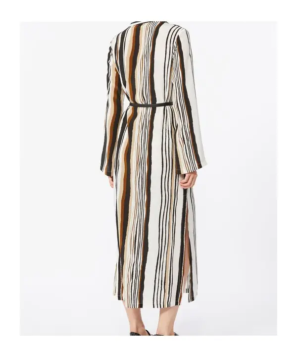 Max Mara Long Sleeve Printed Shirt Dress