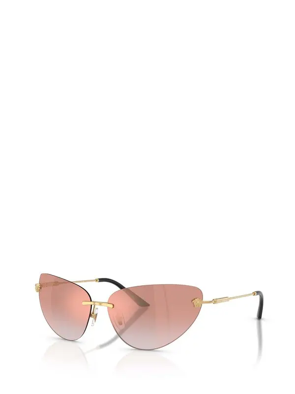 Versace Cat Eye Frame Sunglasses - Pink