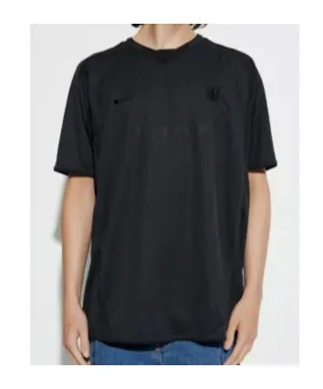 Vetements Logo Printed V-neck T-shirt