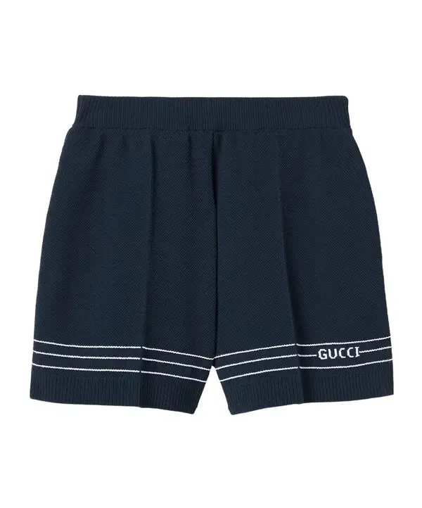 Gucci Intarsia Knit Shorts