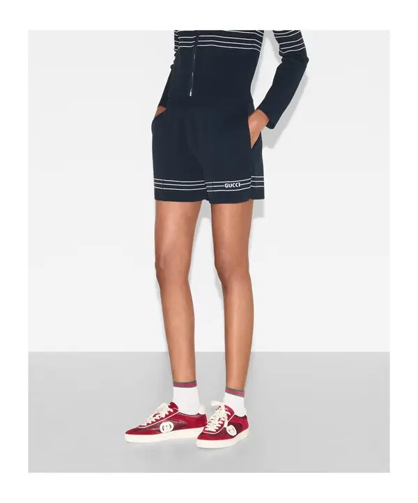 Gucci Intarsia Knit Shorts