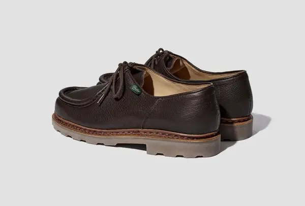 Paraboot Round-toe Loafers With Norwegian Stitching - Black