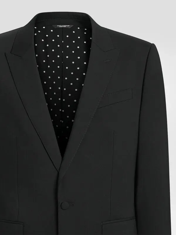 Dolce & Gabbana Dolce Gabbana New Martini Single-breasted Blazer - Black