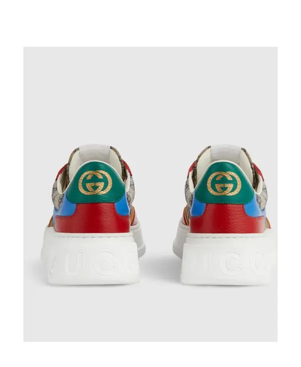 Gucci Gg Panelled Lace-up Sneakers