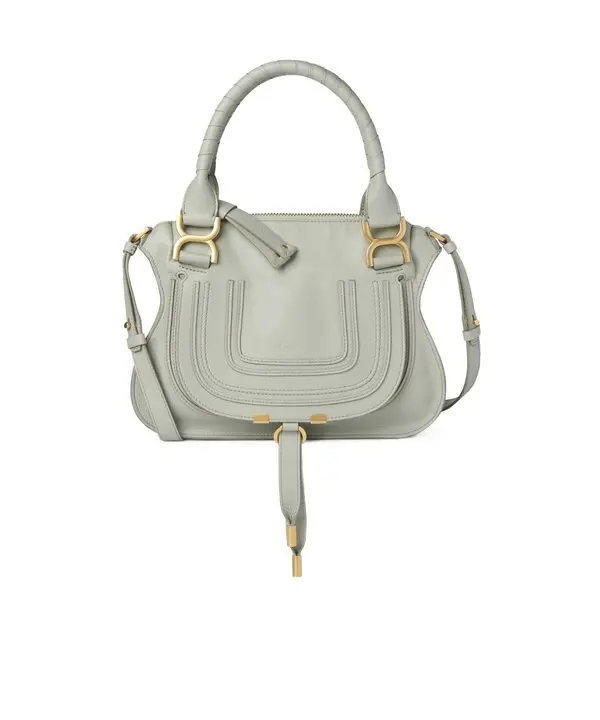 Chloé Marcie Shoulder Bag - Gray