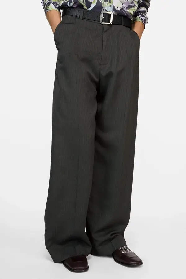 Acne Studios Tailored Herringbone Trousers