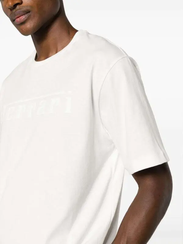 FERRARI Embossed Logo T-shirt