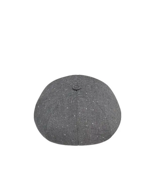 Dior Wool Plaid Beret - Gray