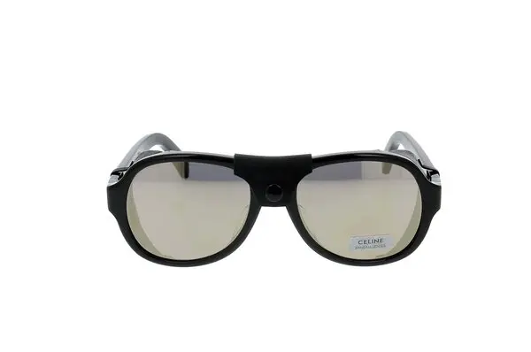 Celine Logo Embellished Aviator Sunglasses