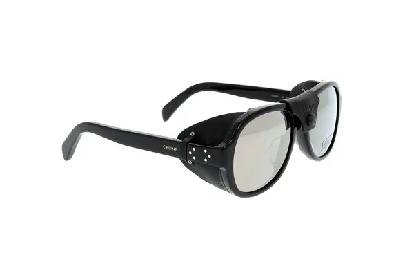 Celine Logo Embellished Aviator Sunglasses