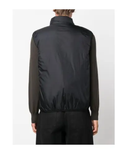 Aspesi Stand Collar Vest - Black