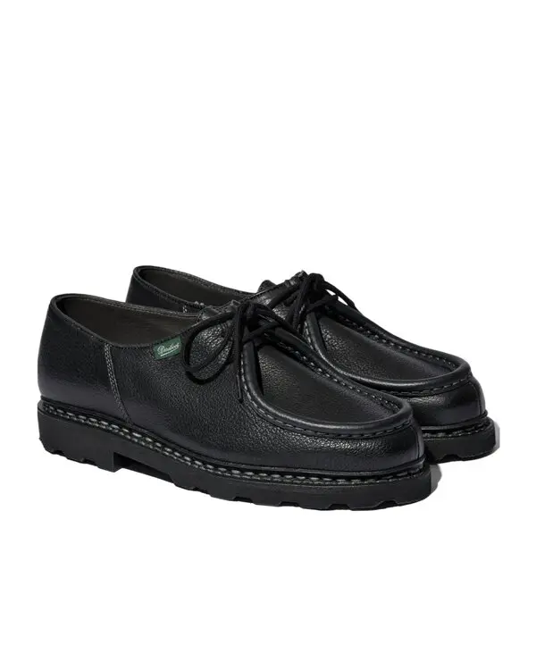 Paraboot Round Toe Loafers With Norwegian Stitching