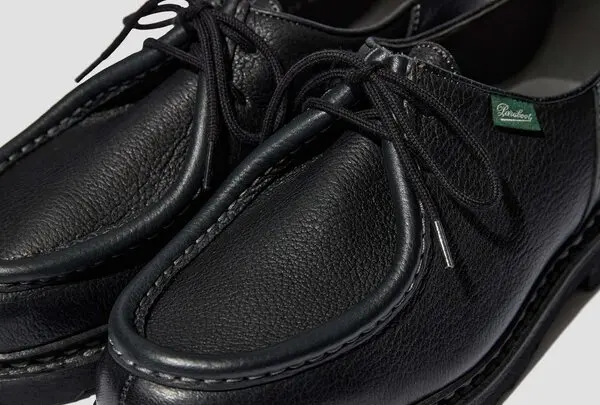 Paraboot Round Toe Loafers With Norwegian Stitching