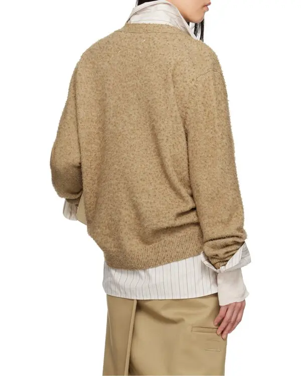 MAISON MARGIELA Long Sleeve V-neck Cardigan