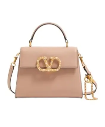 Valentino Garavani Vsling Foldover Top Small Tote Bag
