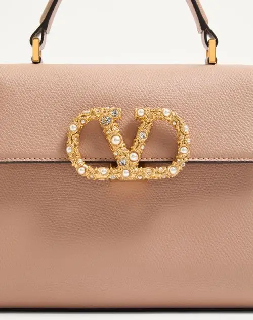 Valentino Garavani Vsling Foldover Top Small Tote Bag