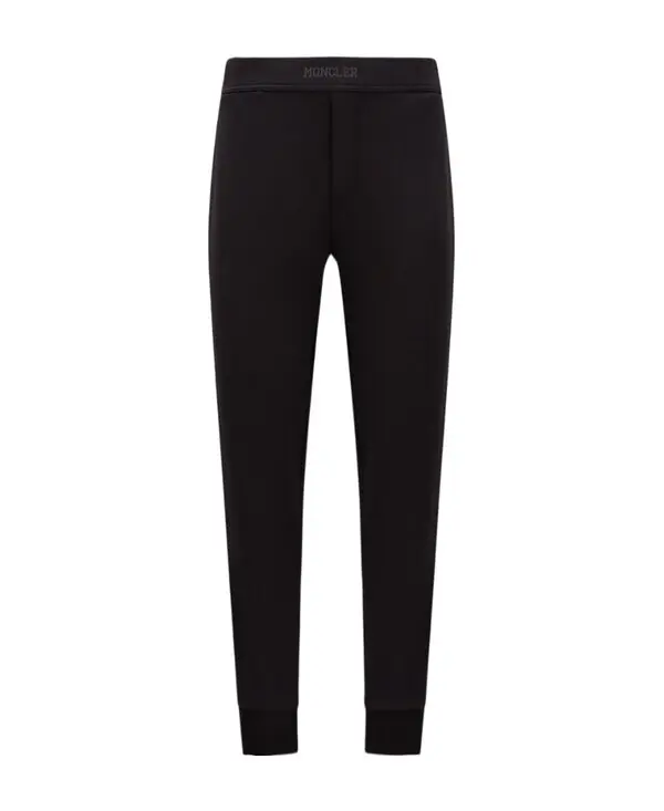 Moncler Logo Patch Straight Leg Trousers