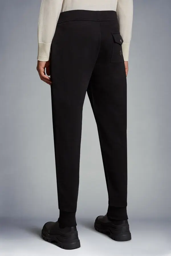 Moncler Logo Patch Straight Leg Trousers
