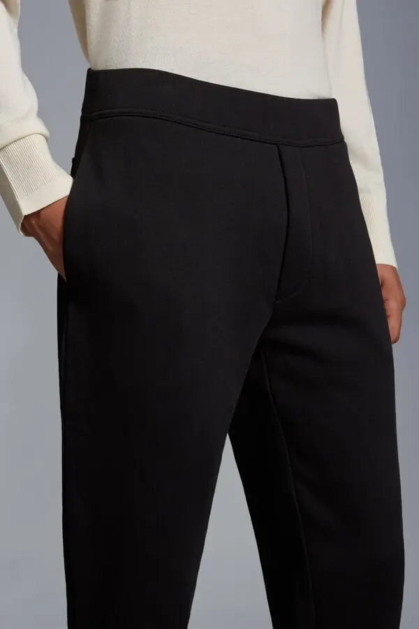 Moncler Logo Patch Straight Leg Trousers