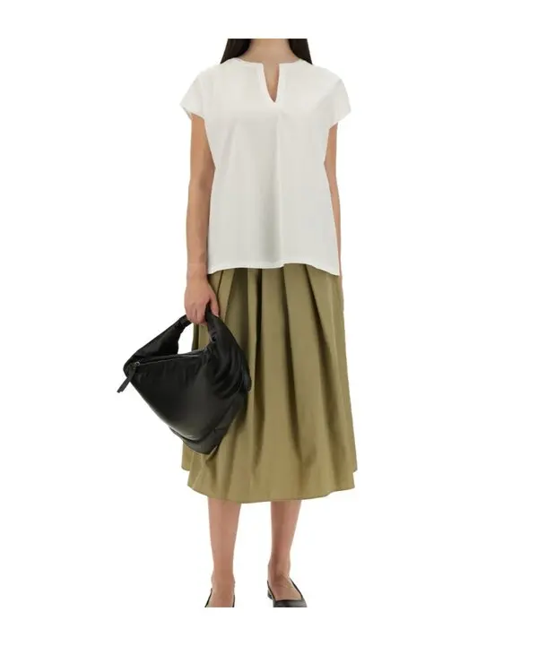 Aspesi Short-sleeved V-neck Top