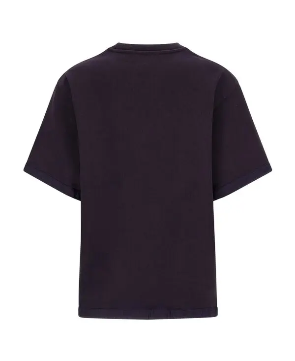 JIL SANDER Logo Patch Crewneck T-shirt - Black