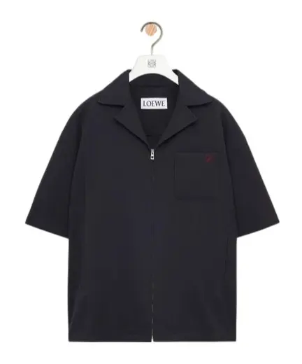 Loewe Short Sleeve Shirt In Wool