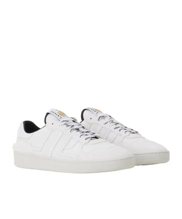 LANVIN Clay Lace-up Sneakers - White