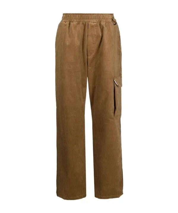 FAMILY FIRST Elastic Waist Cargo Pants - Brown