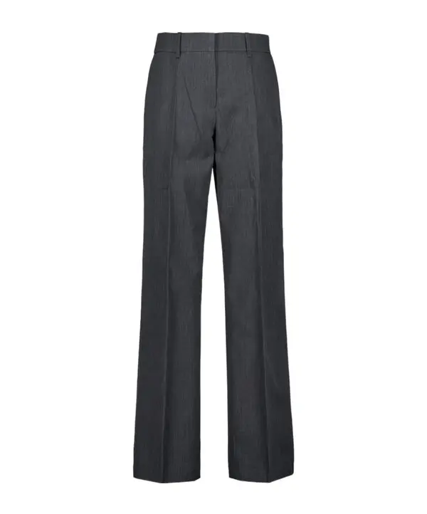Casablanca Pleated Zipper Casual Pants - Black