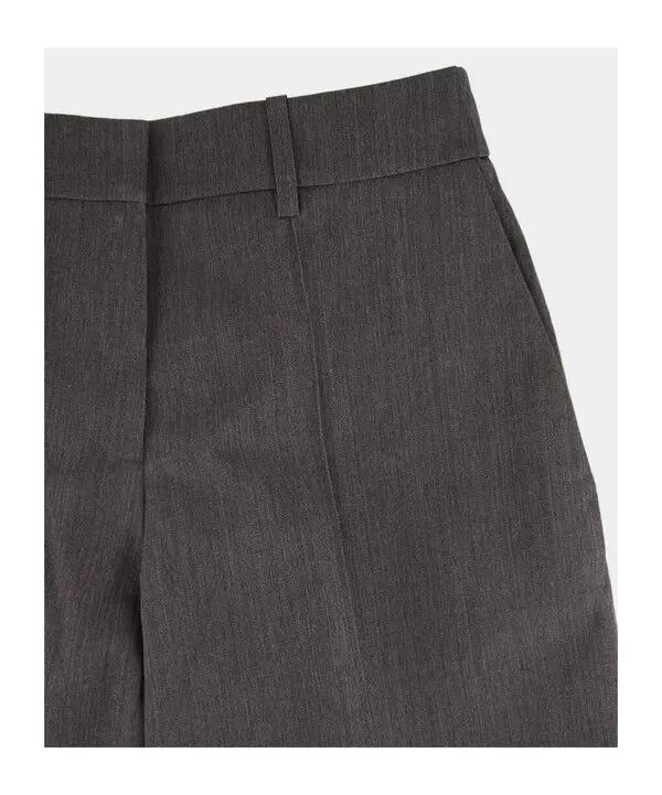 Casablanca Pleated Zipper Casual Pants - Black
