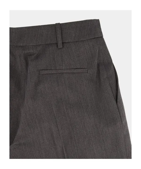 Casablanca Pleated Zipper Casual Pants - Black