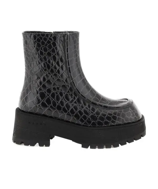 Marni Chelsea Side-zip Platform Boots