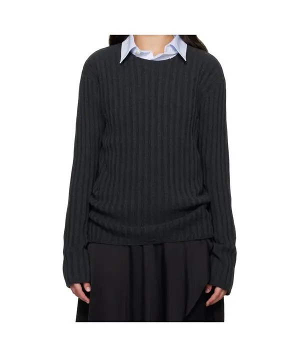 Acne Studios Ribbed Crew Neck Jumper