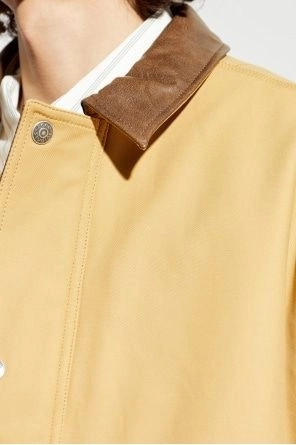 Acne Studios Faux Leather Collar Jacket - Nude