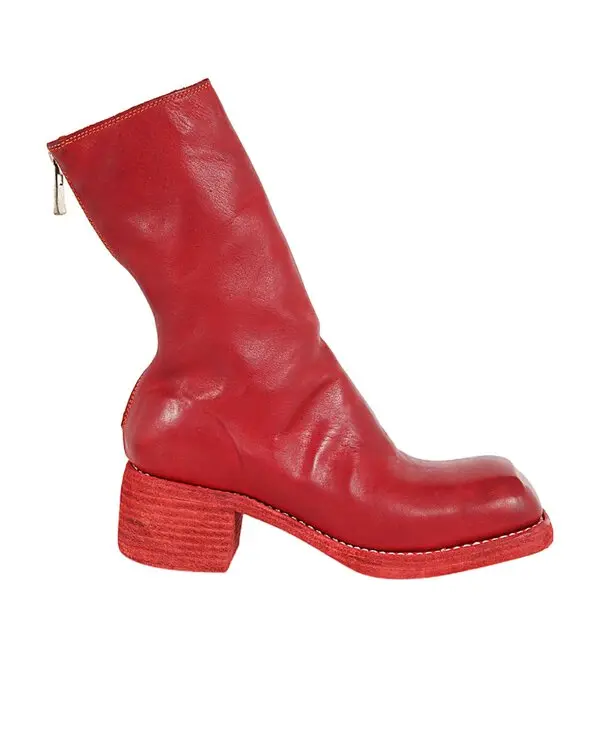 Guidi Back Zipped Mid Boots