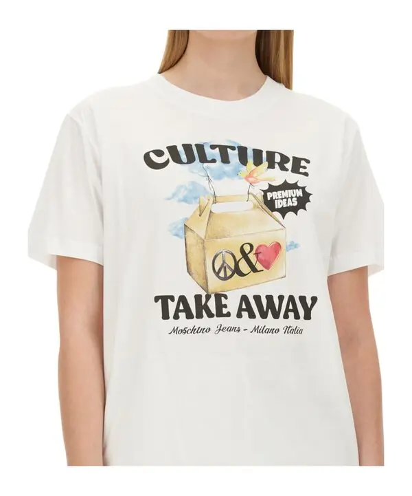 Moschino Printed Short Sleeve T-shirt