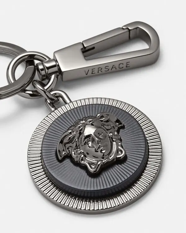 Versace Medusa Biggie Keyring - Black