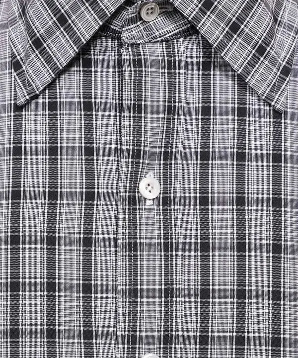 TOM FORD Checkered Shirt - Gray