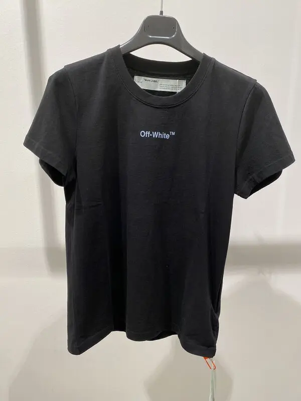 Off-White Graphic Print Cotton T-shirt